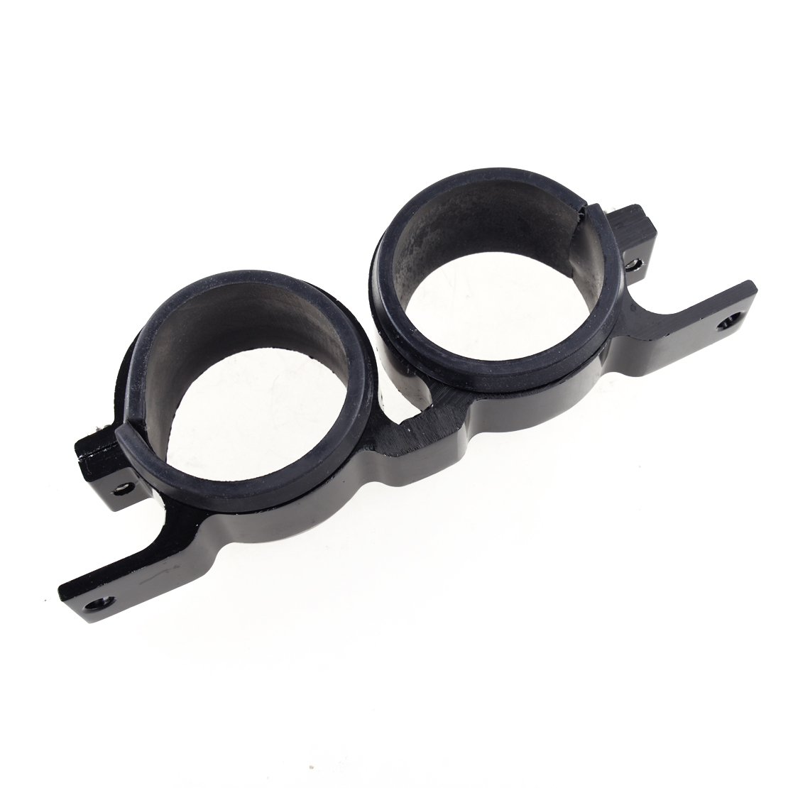 1pc Dual Fuel Pump Bracket Holder Fuel Filter Clamp Mount Cradle Black ...
